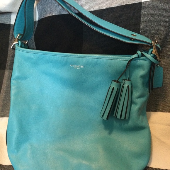 Coach | Bags | Coach Hobo Robin Egg Blue | Poshmark